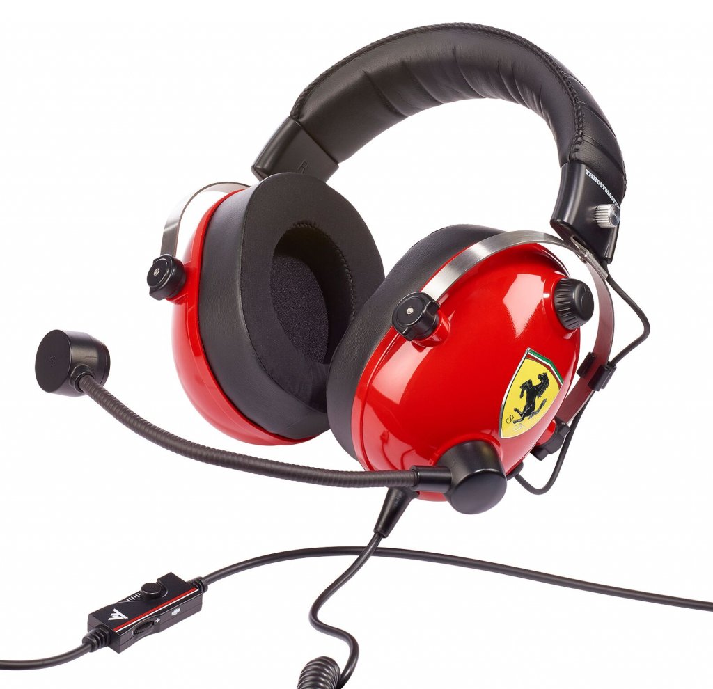 Thrustmaster kündigt T. Racing Scuderia Ferrari Headset an - Beyond Pixels