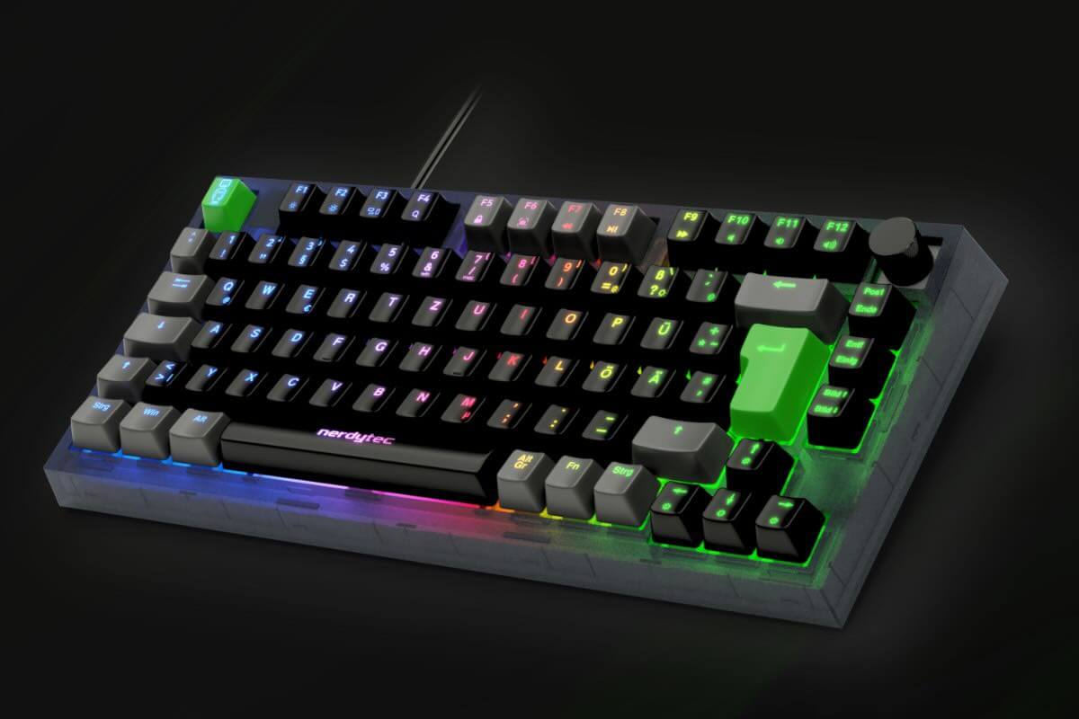 nerdytec bringt die CYKEY-Tastatur mit RGB und höchster Zuverlässigkeit ...