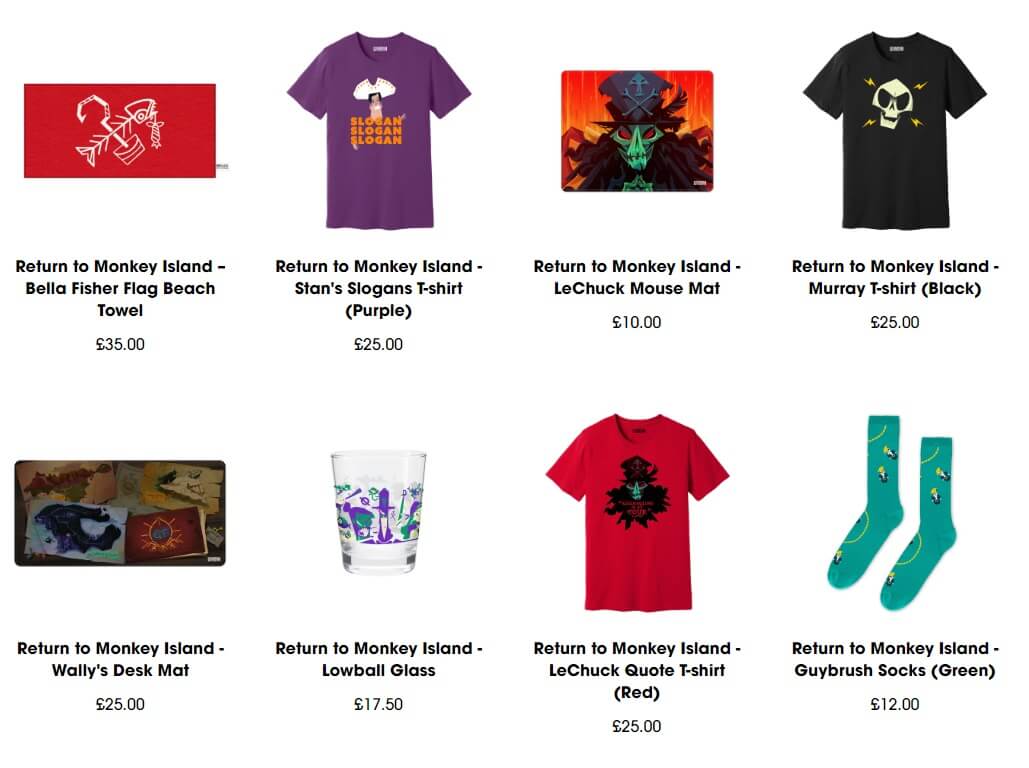Return to Monkey Island Merchandise ab jetzt verfügbar - Beyond Pixels
