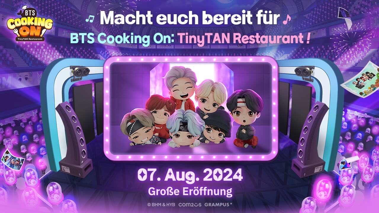 BTS Cooking On: TinyTAN Restaurant (iOS, Android) ab sofort verfügbar ...